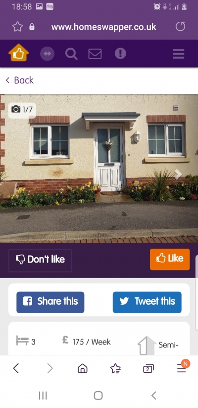 Find A Home swap On Homeswaps.co.uk. A Council House Exchange Website
